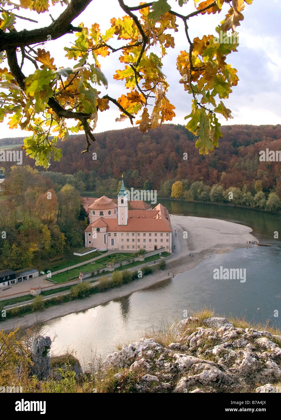 Weltenburg Monastery, Kloster Weltenburg on the Danube near Kelheim ...