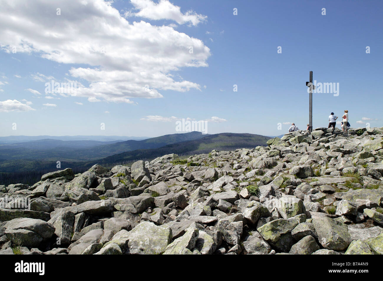 Summit cross on mount lusen hi-res stock photography and images - Alamy