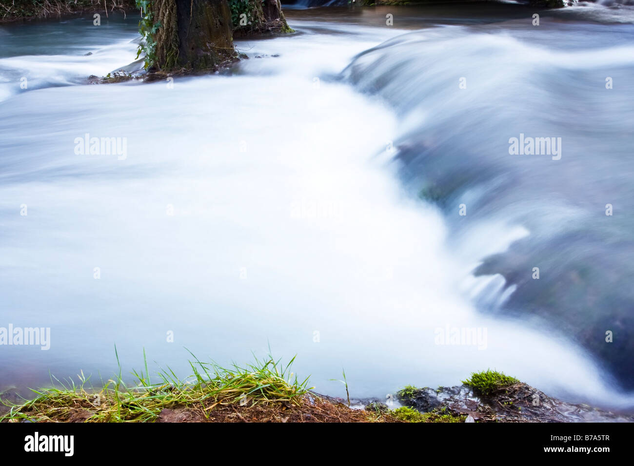 Beautiful small waterfall in rainforest Stock Photo - Alamy