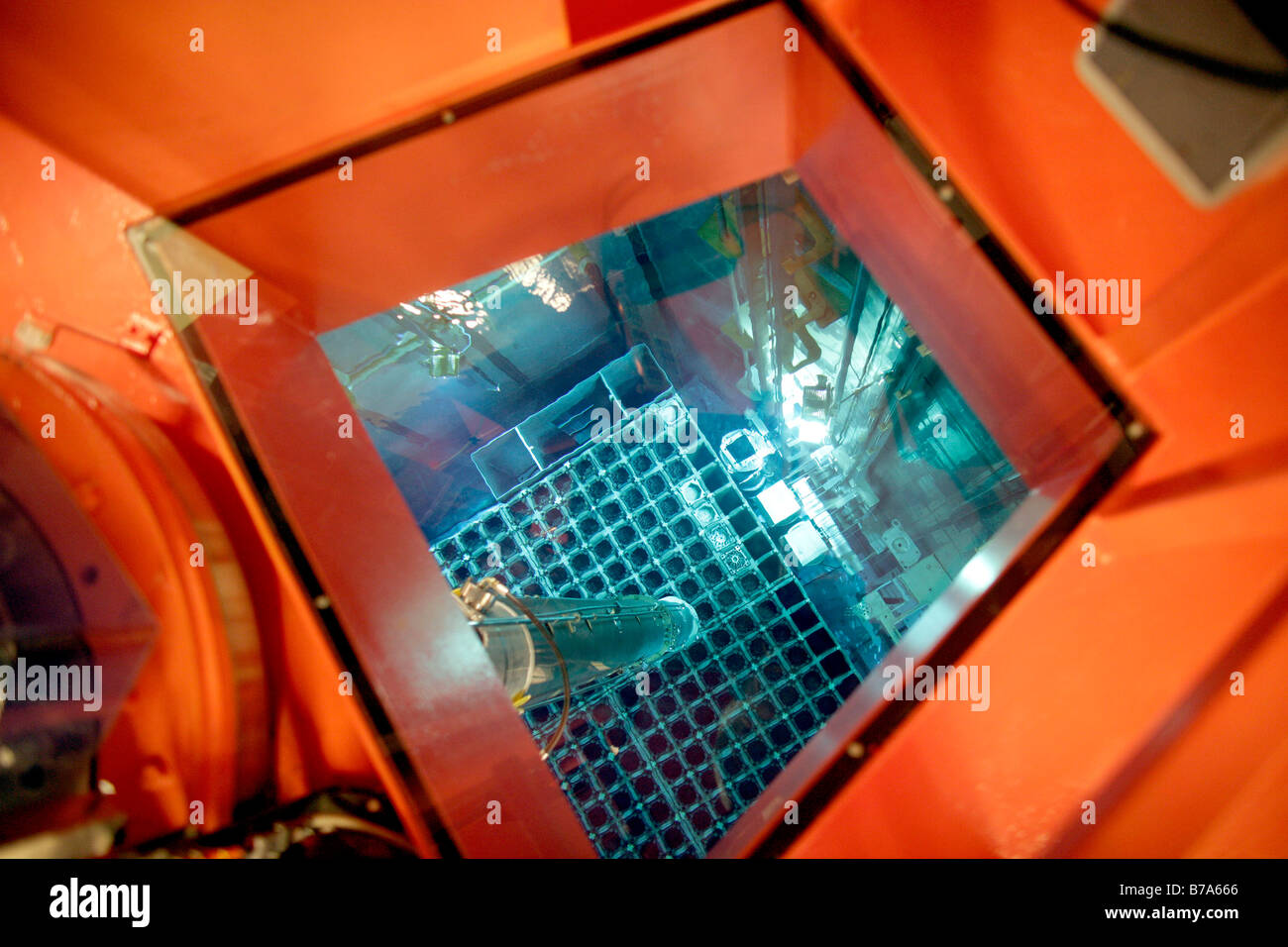 EON Nuclear Power Plant Isar II, reactor building, spent fuel pool ...