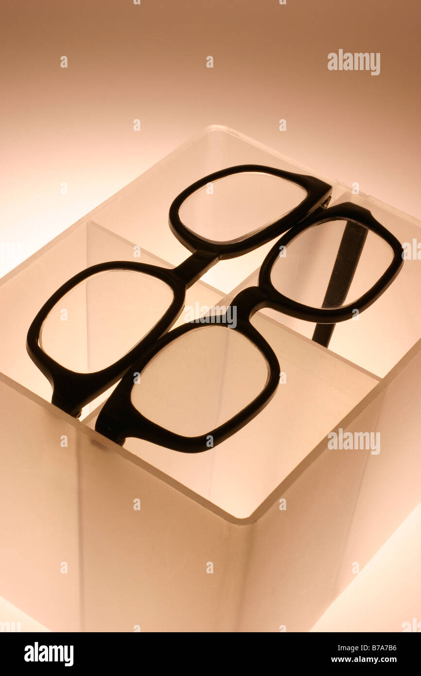 Eyewear, two pairs of glasses Stock Photo - Alamy