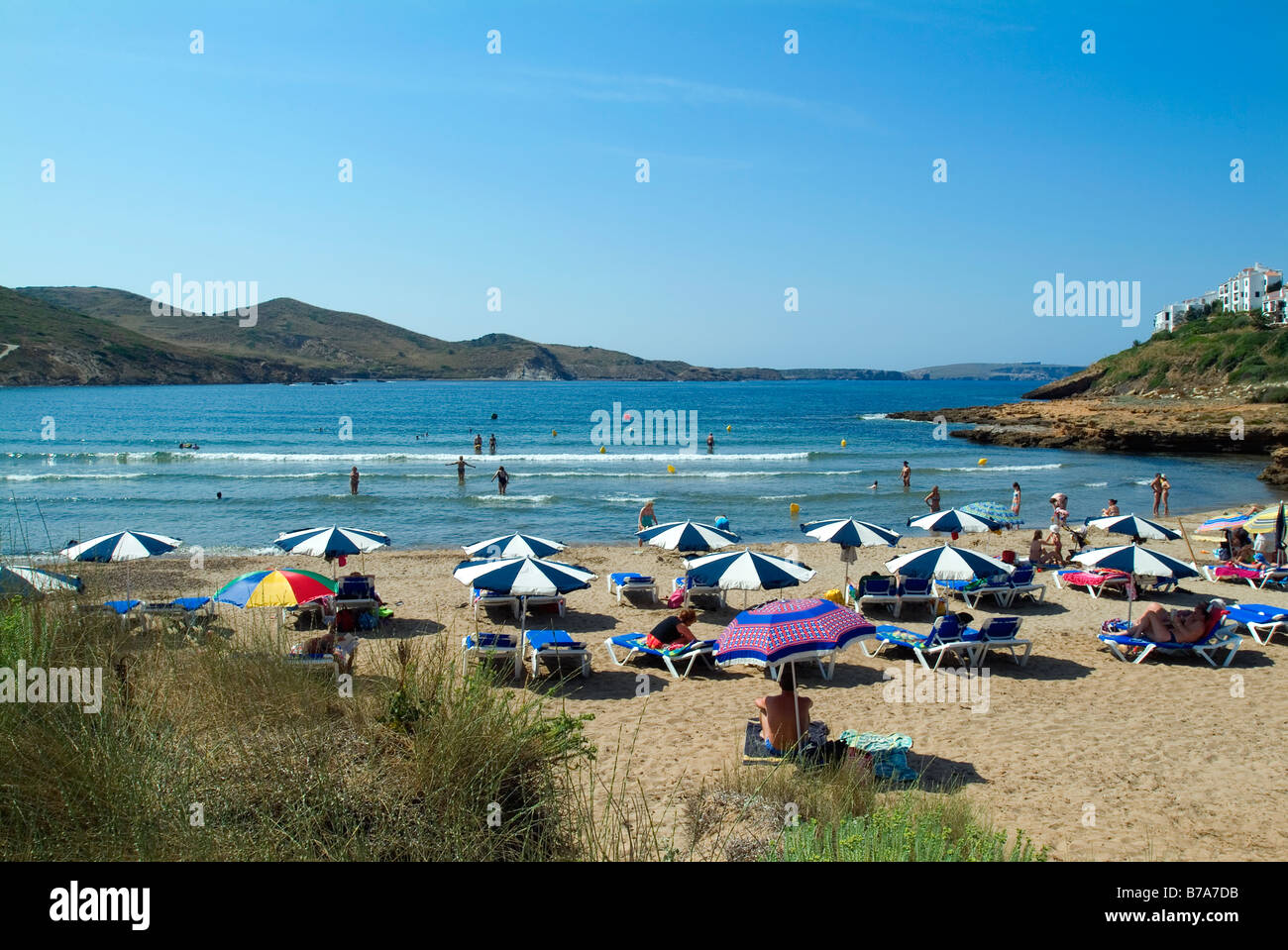 Beach at Fornells, Menorca, Balearics, Spain Stock Photo - Alamy