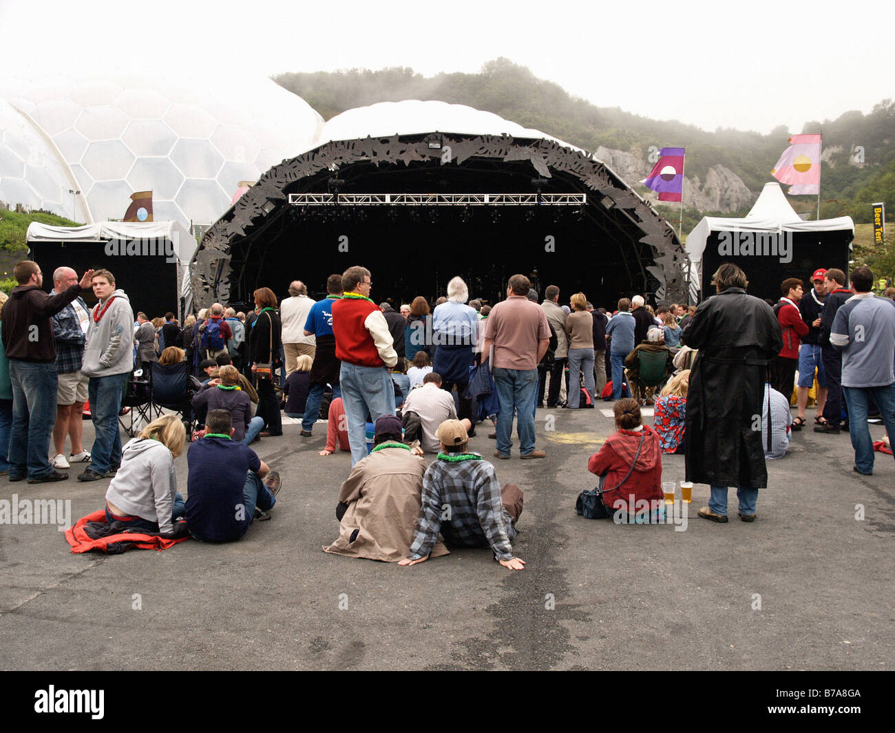Eden Sessions - Brian Wilson, Eden Project, Cornwall Stock Photo - Alamy