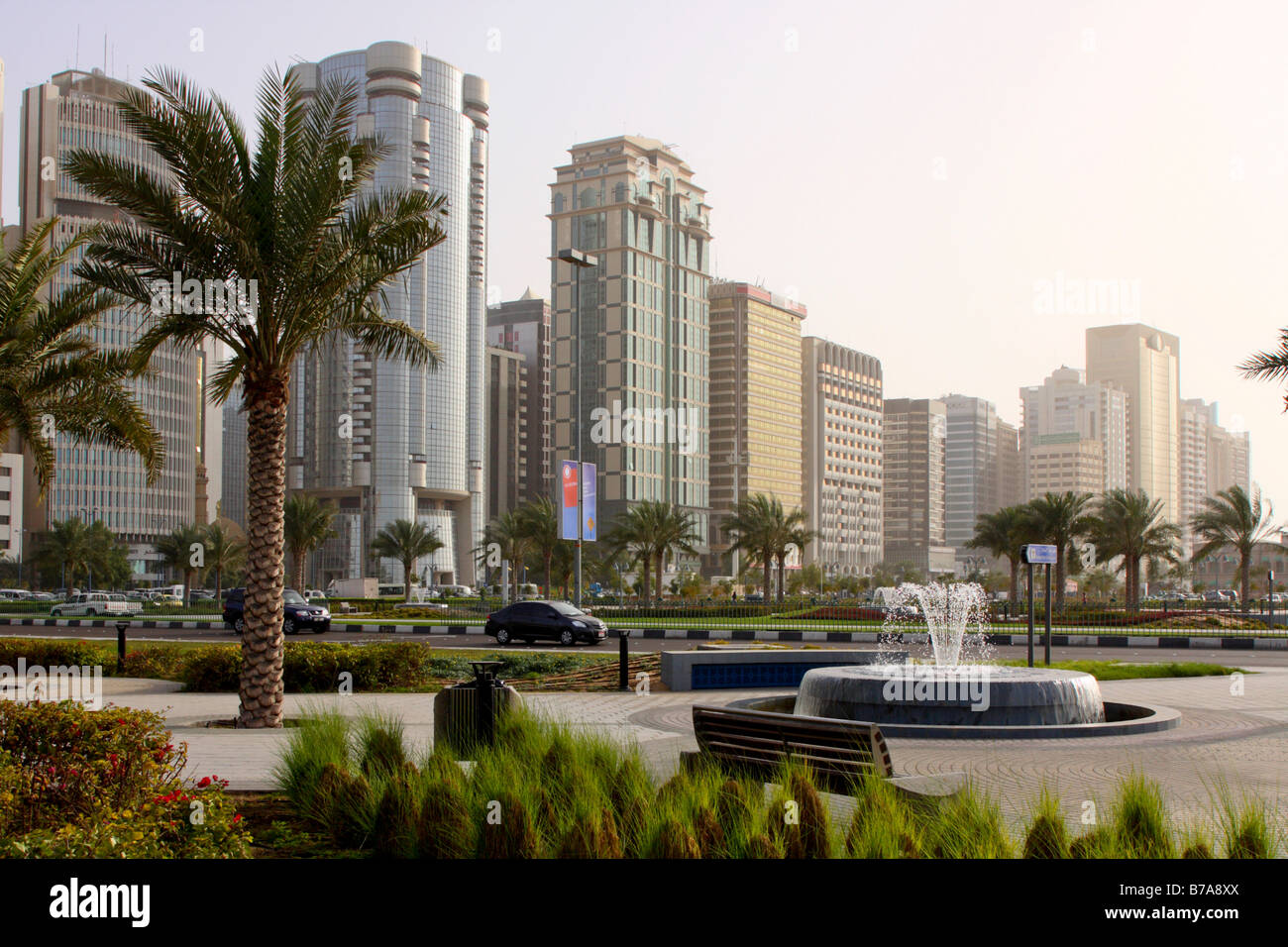 High-rise buildings, Dubai, United Arab Emirates, Middle East Stock ...