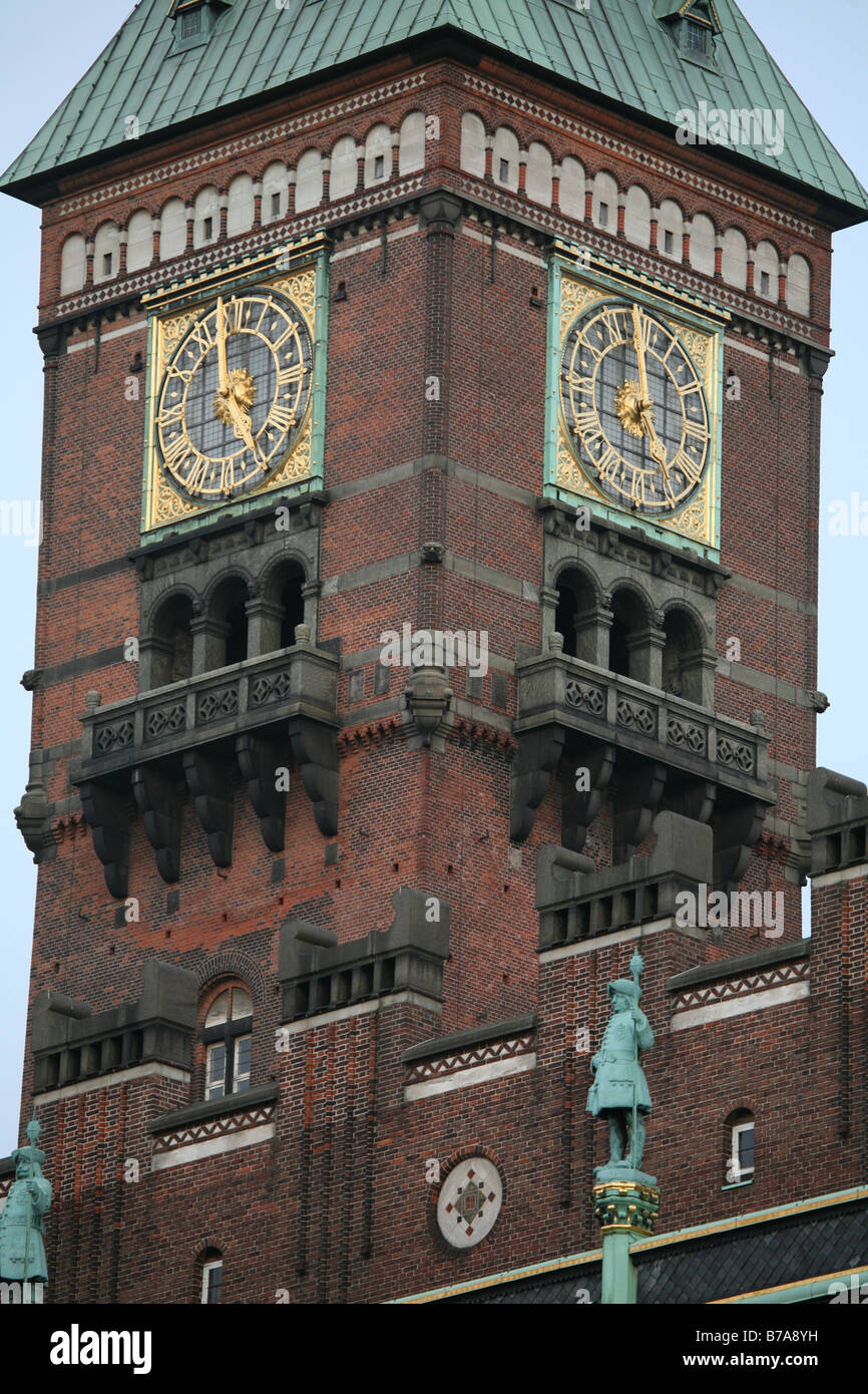 Copenhagen denmark clock tower hi-res stock photography and images - Alamy