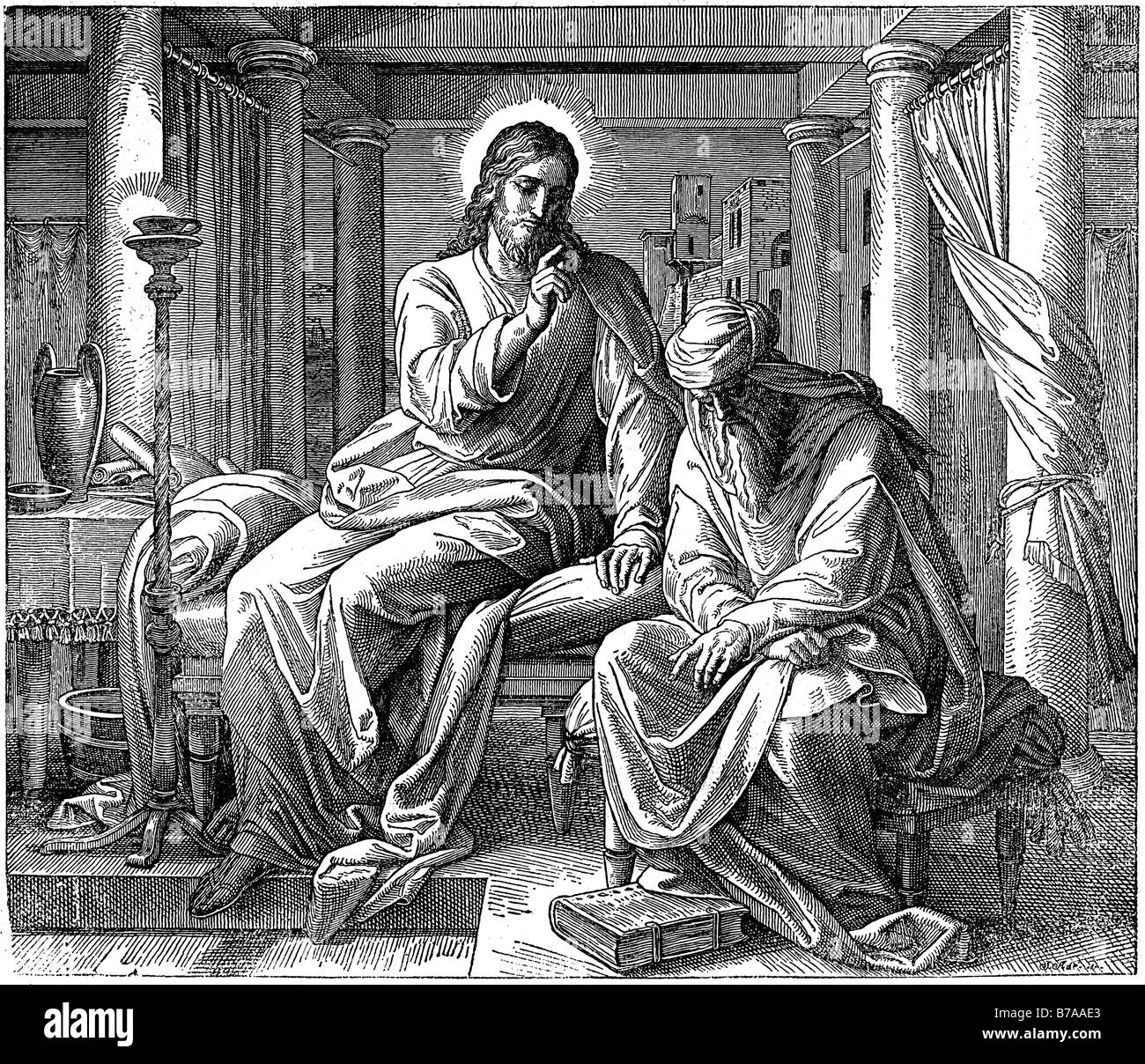 Jesus and nicodemus hi-res stock photography and images - Alamy