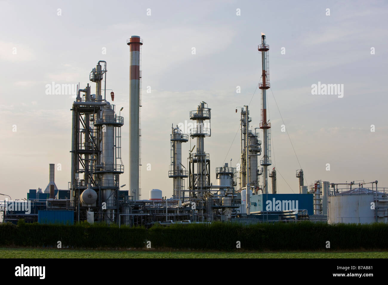 Natural Gas Station OMV in Aderklaa, Lower Austria, Austria, Europe ...