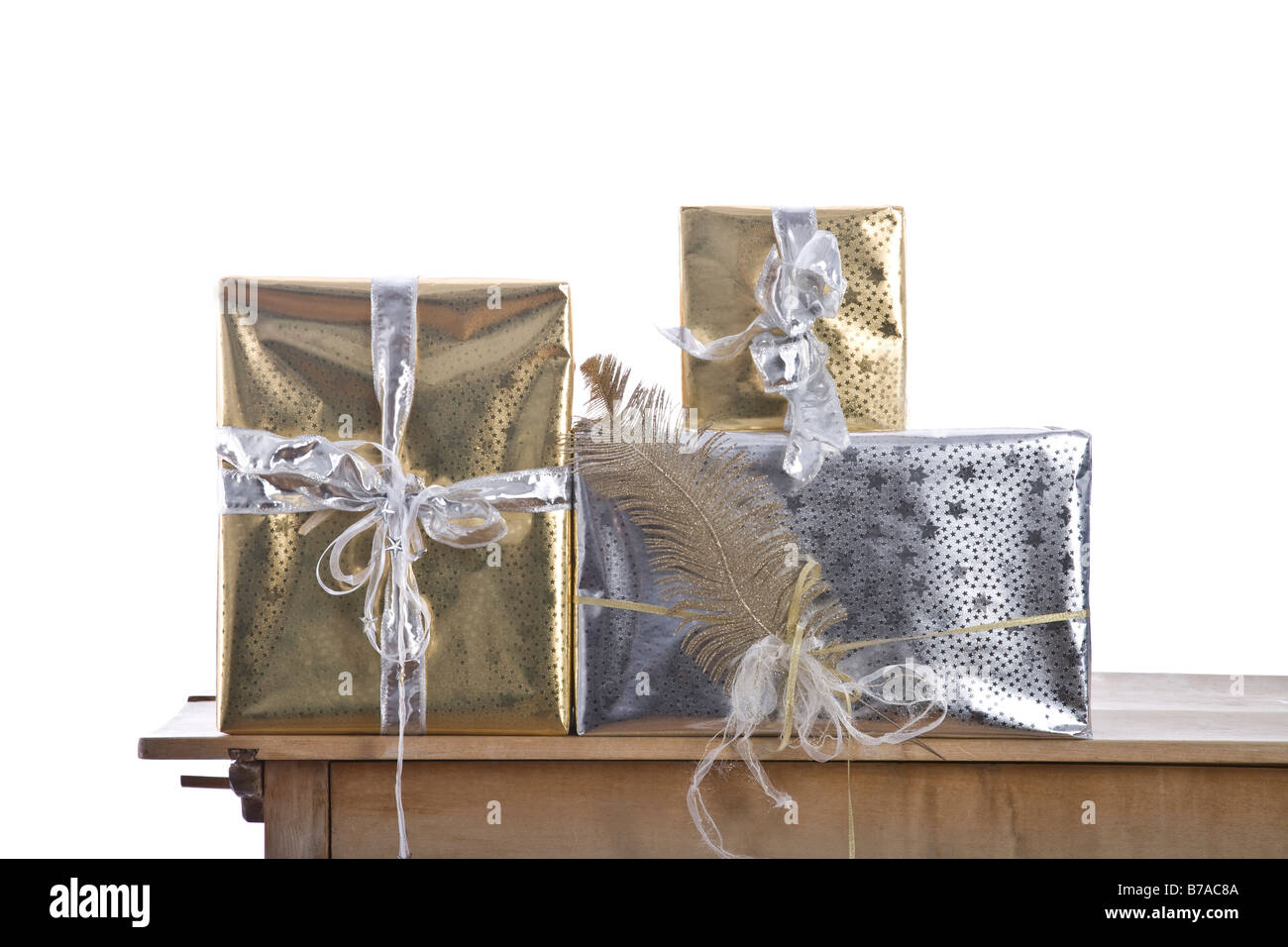 Tables with presents hi-res stock photography and images - Alamy