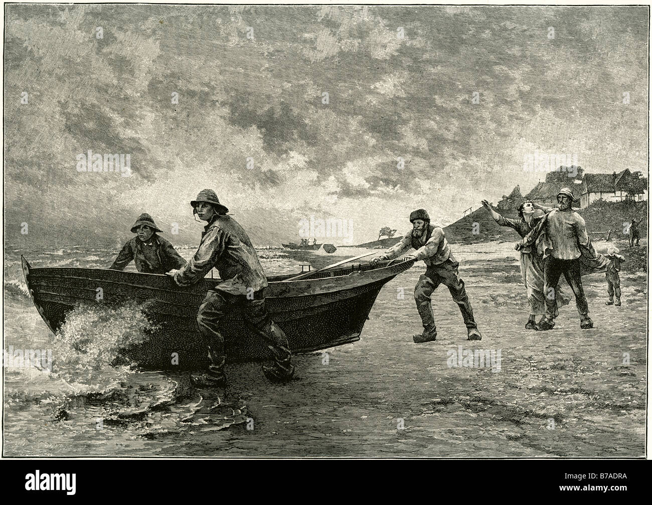 Fisherman victorian period hi-res stock photography and images - Alamy