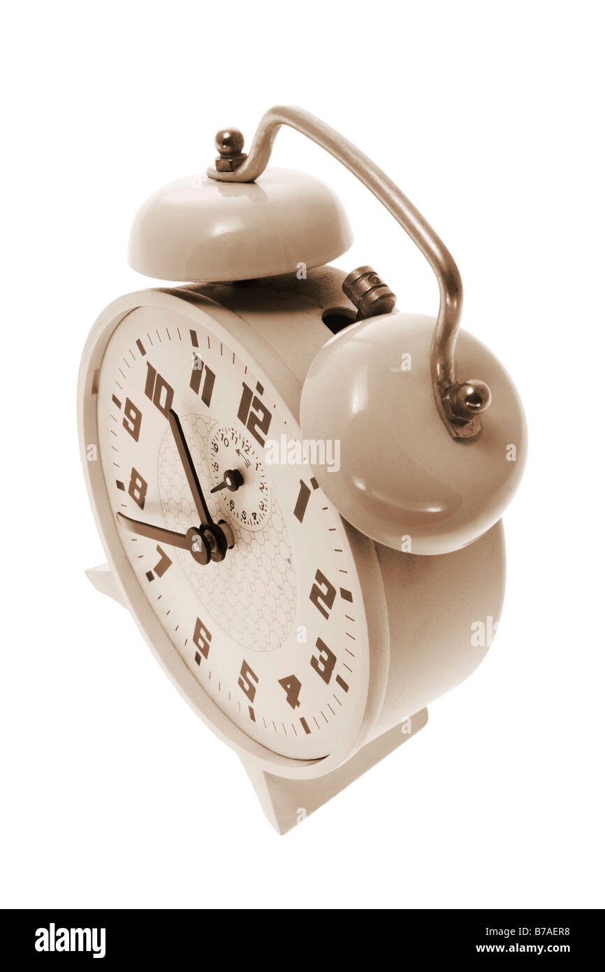 Traditional alarm clock Cut Out Stock Images & Pictures - Alamy