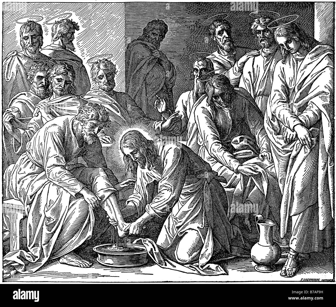 Foot washing christian hi-res stock photography and images - Alamy