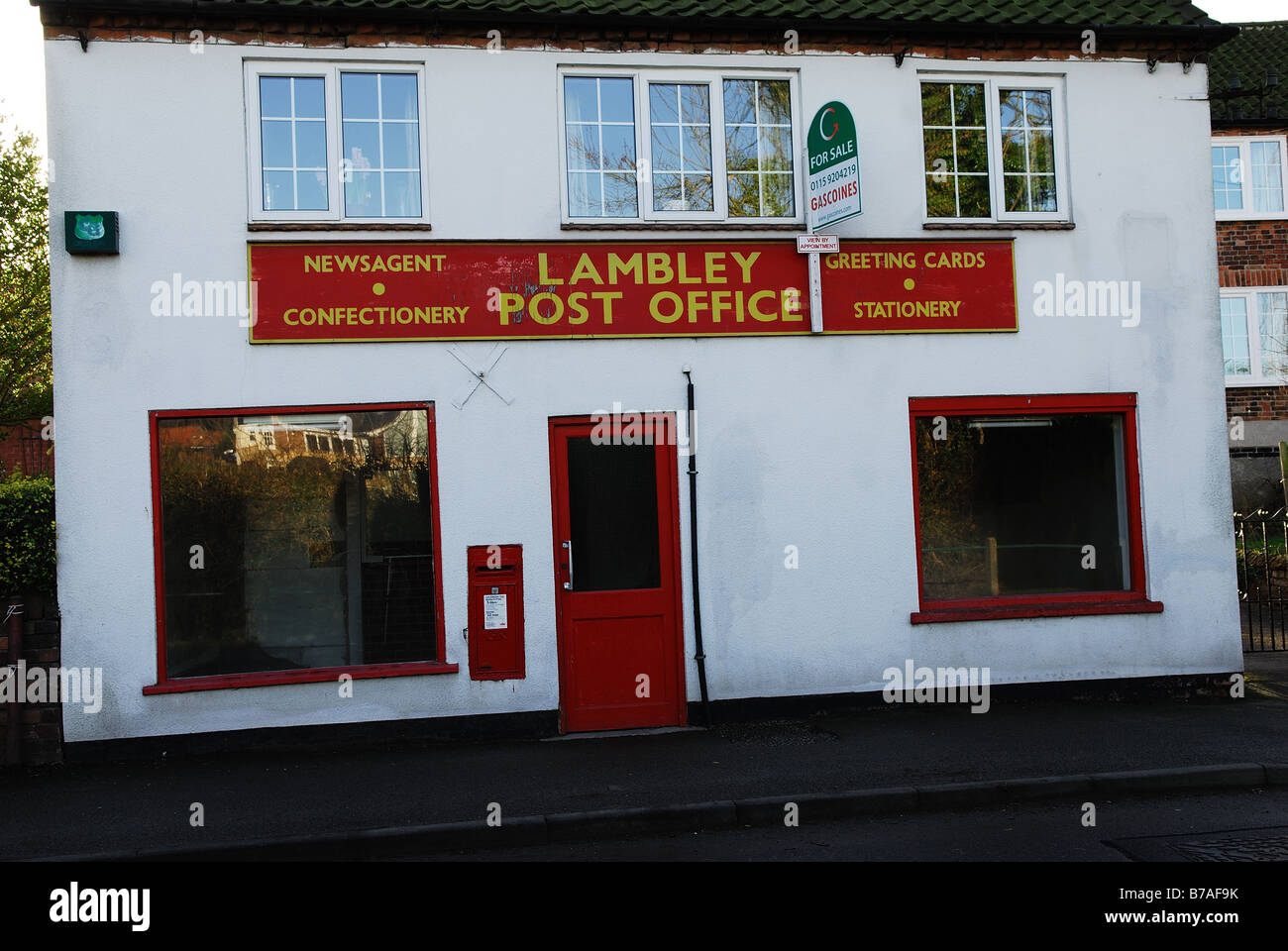 Lambley Post Office Stock Photo - Alamy