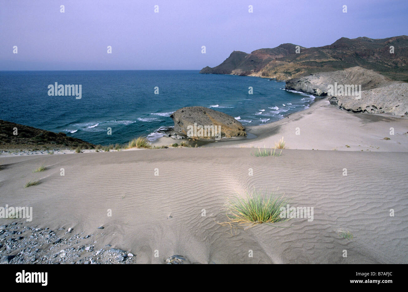 Monsul beach , Cabo de Gata Nijar natural park , Andalusia , Spain ...