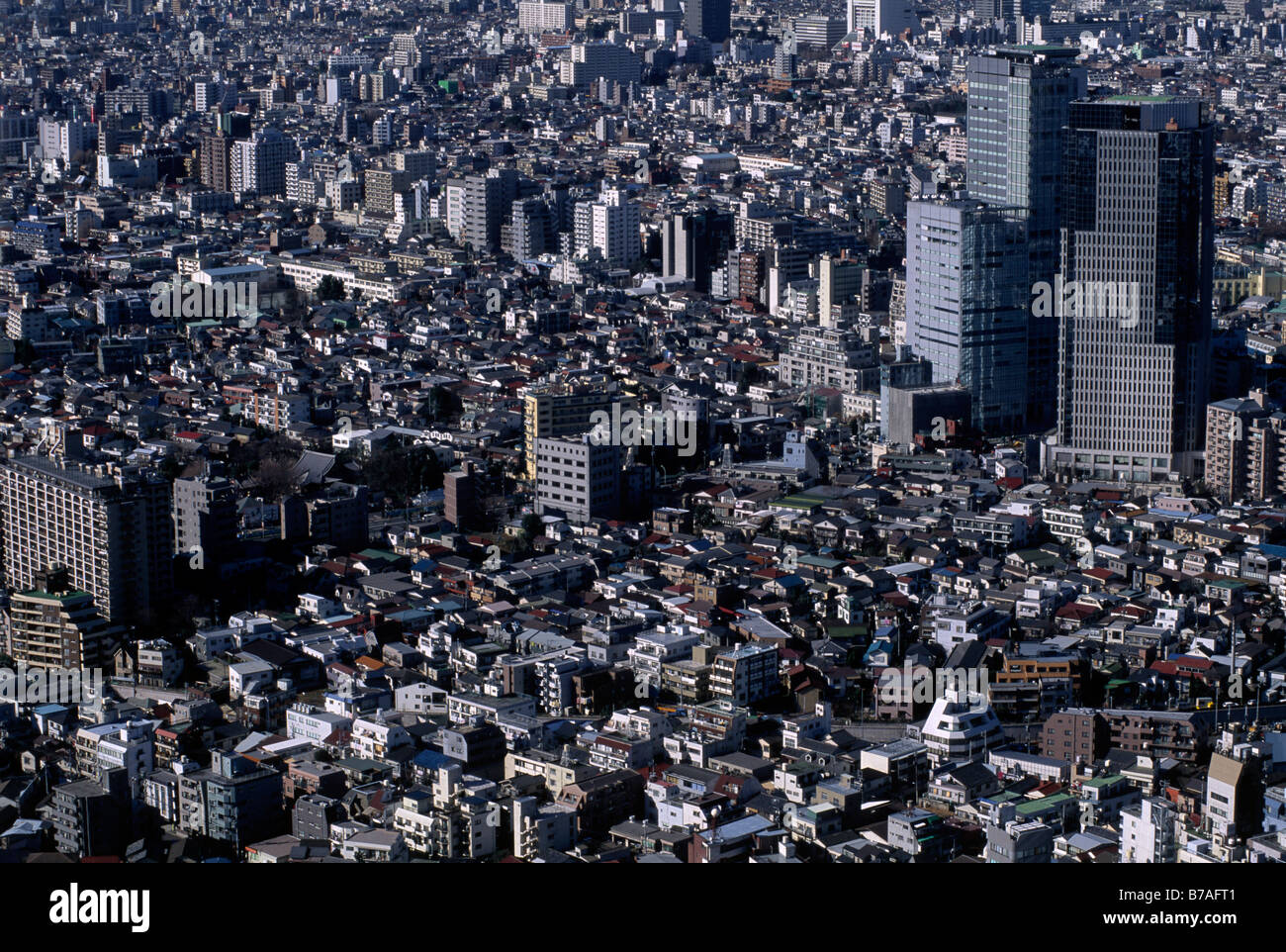 Japanese buildings urban sprawl hi-res stock photography and images - Alamy