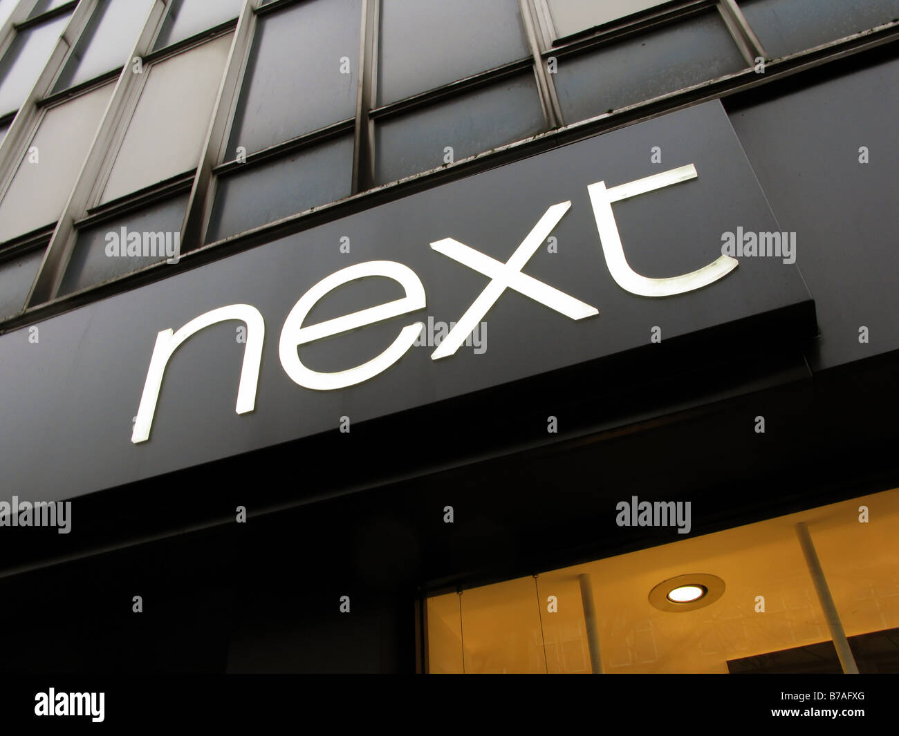 Next store sign and logo Stock Photo - Alamy