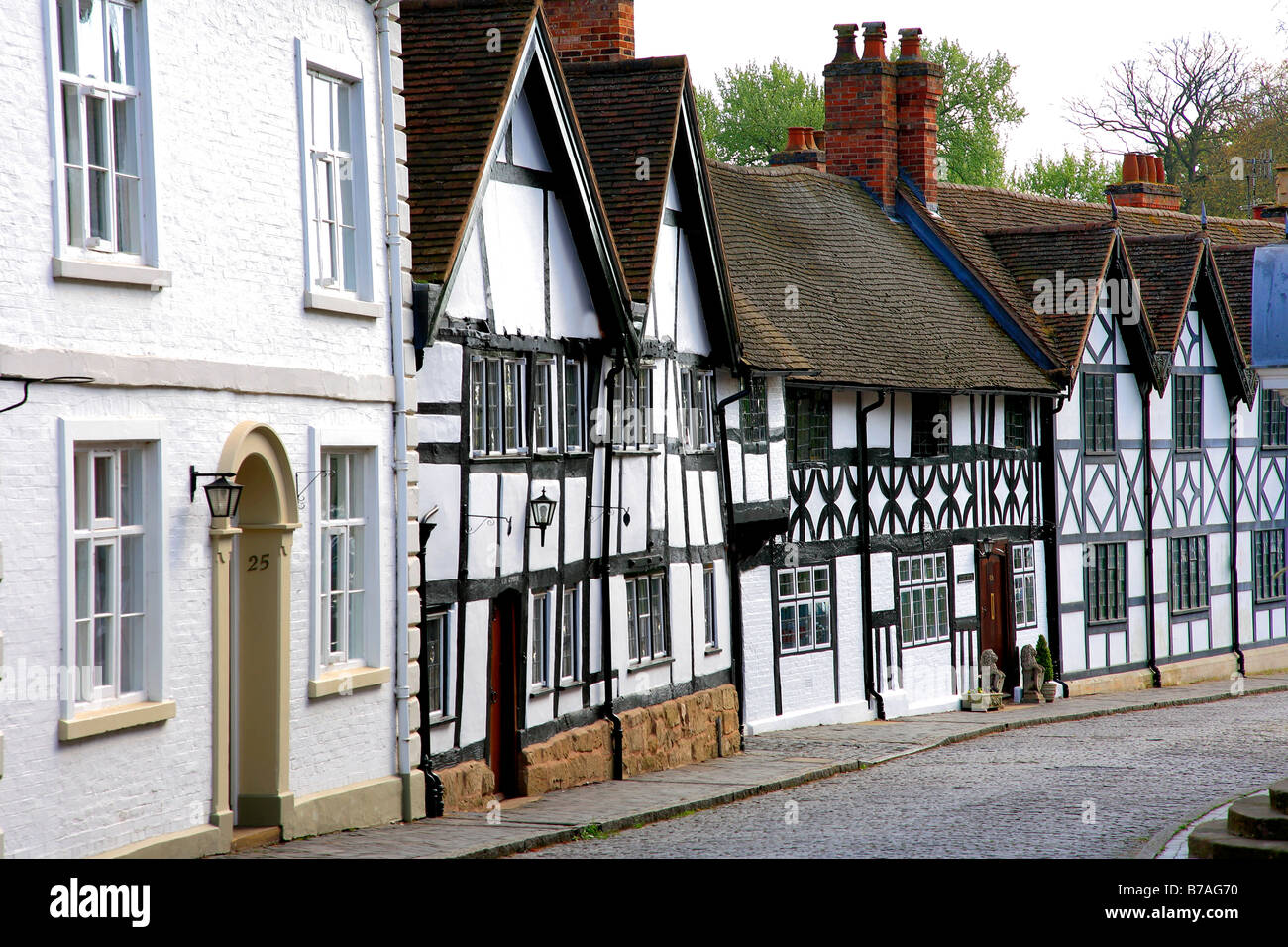 Half timbered town hi-res stock photography and images - Alamy