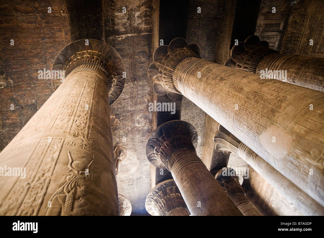Ceiling Temple Esna Egypt High Resolution Stock Photography and Images ...
