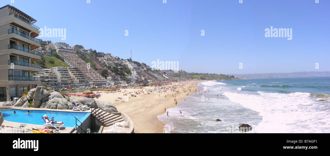 Reñaca Beach, Chile Stock Photo - Alamy