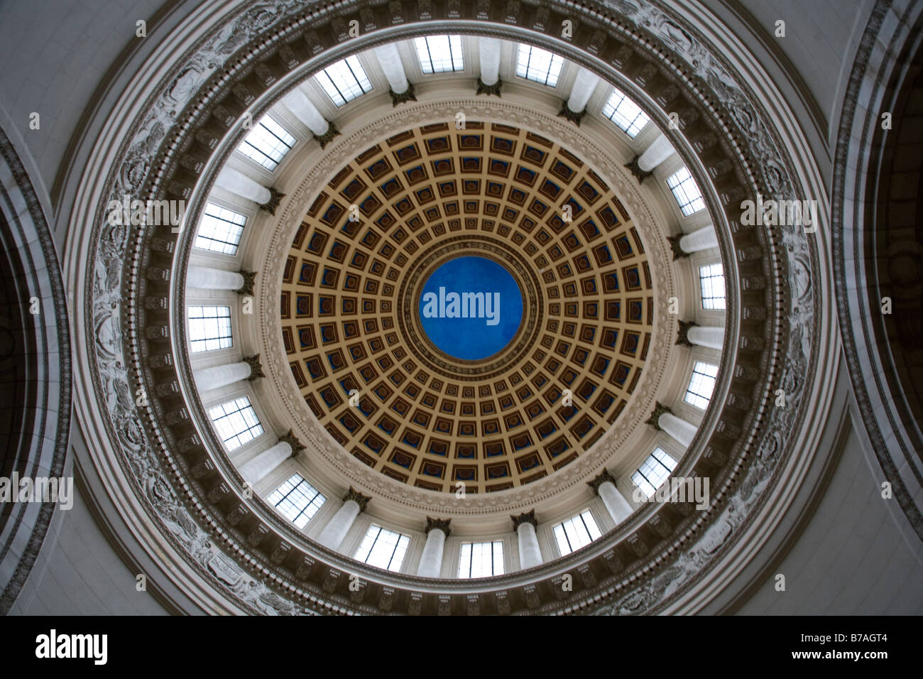 Interior of Ceiling Dome of The Capitol Building Havana Cuba November ...