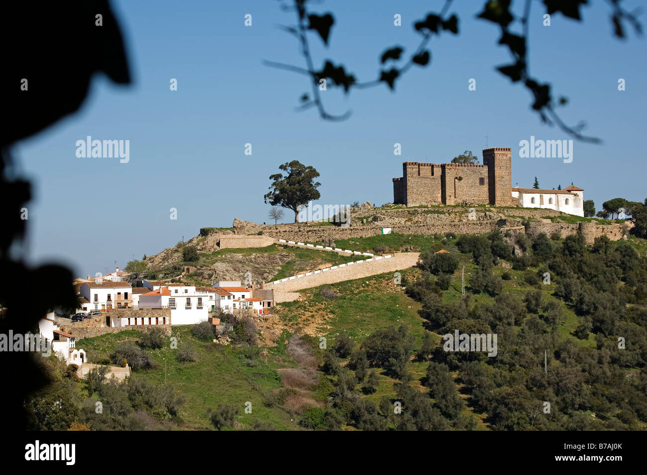 castle of Cortegana Natural Park of Sierra de Aracena and Picos de ...