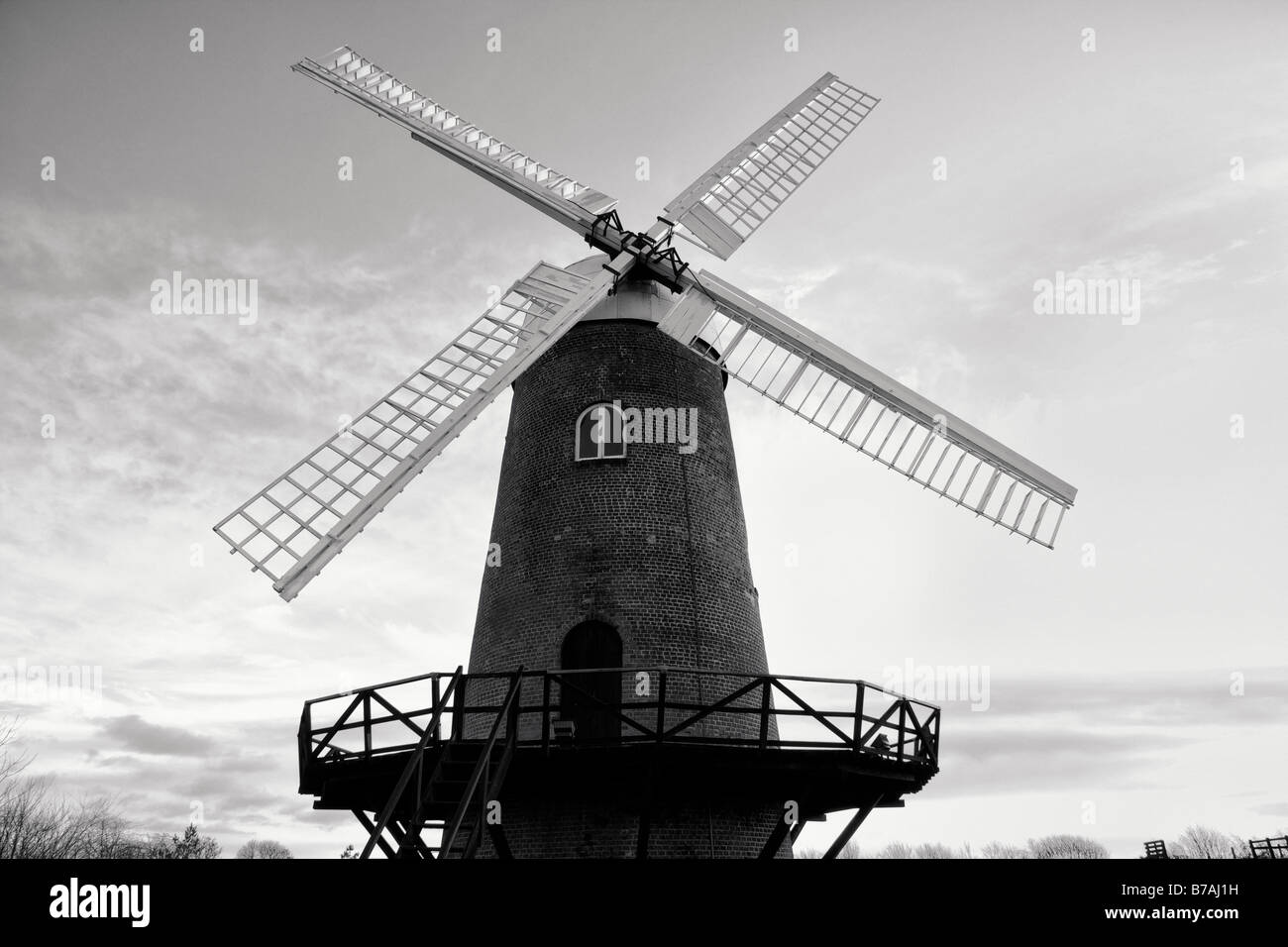 Windmill view hi-res stock photography and images - Alamy