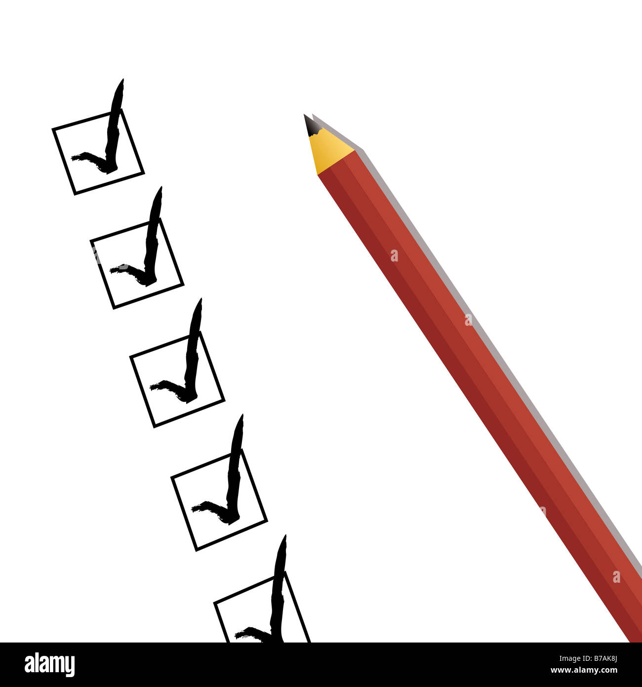 Tick boxes hi-res stock photography and images - Alamy