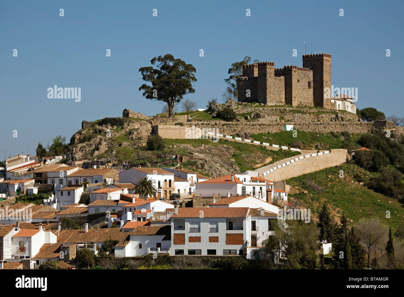 Huelva aroche castle hi-res stock photography and images - Alamy