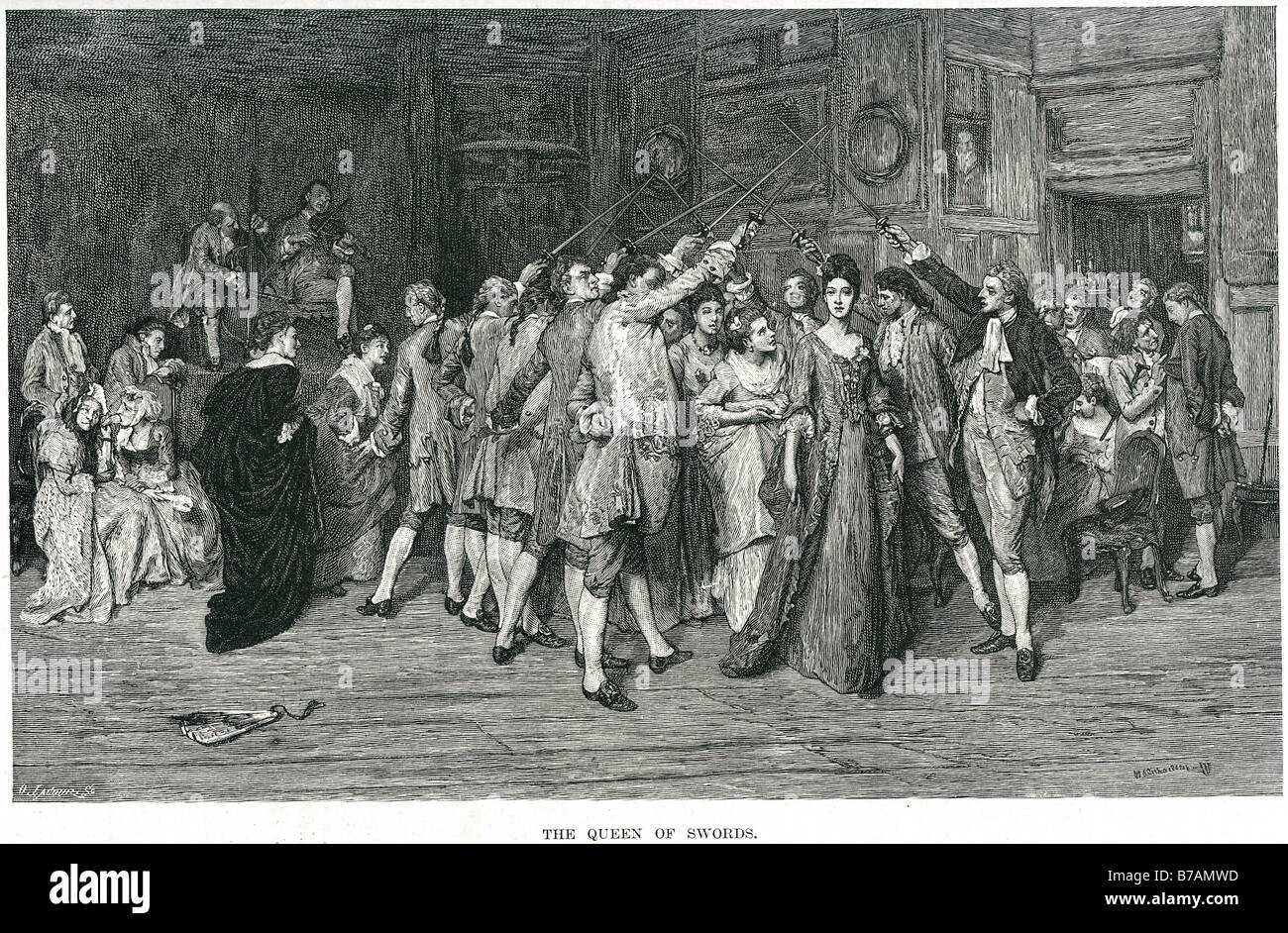 queen sword sword weapon royal royalty interior chamber gentlemen Stock ...