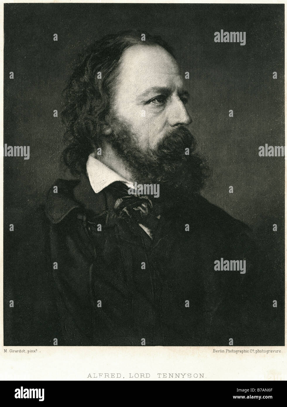 Alfred Tennyson 1st Baron Tennyson 6 August 1809 – 6 October 1892 was ...