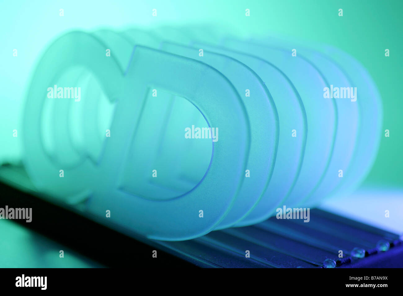 Plastic CD rack Stock Photo - Alamy