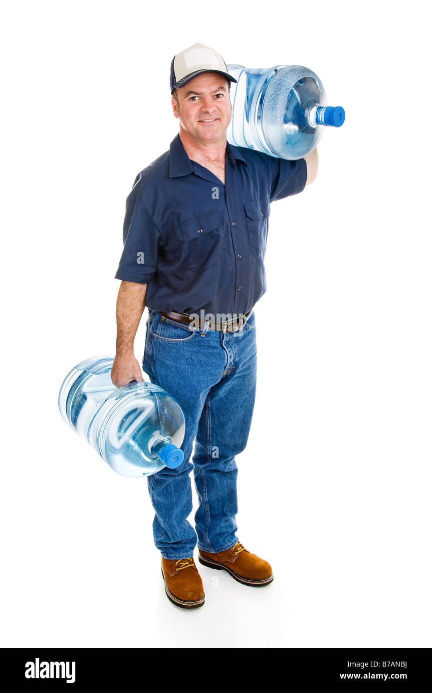 Man carrying water jug hi-res stock photography and images - Alamy