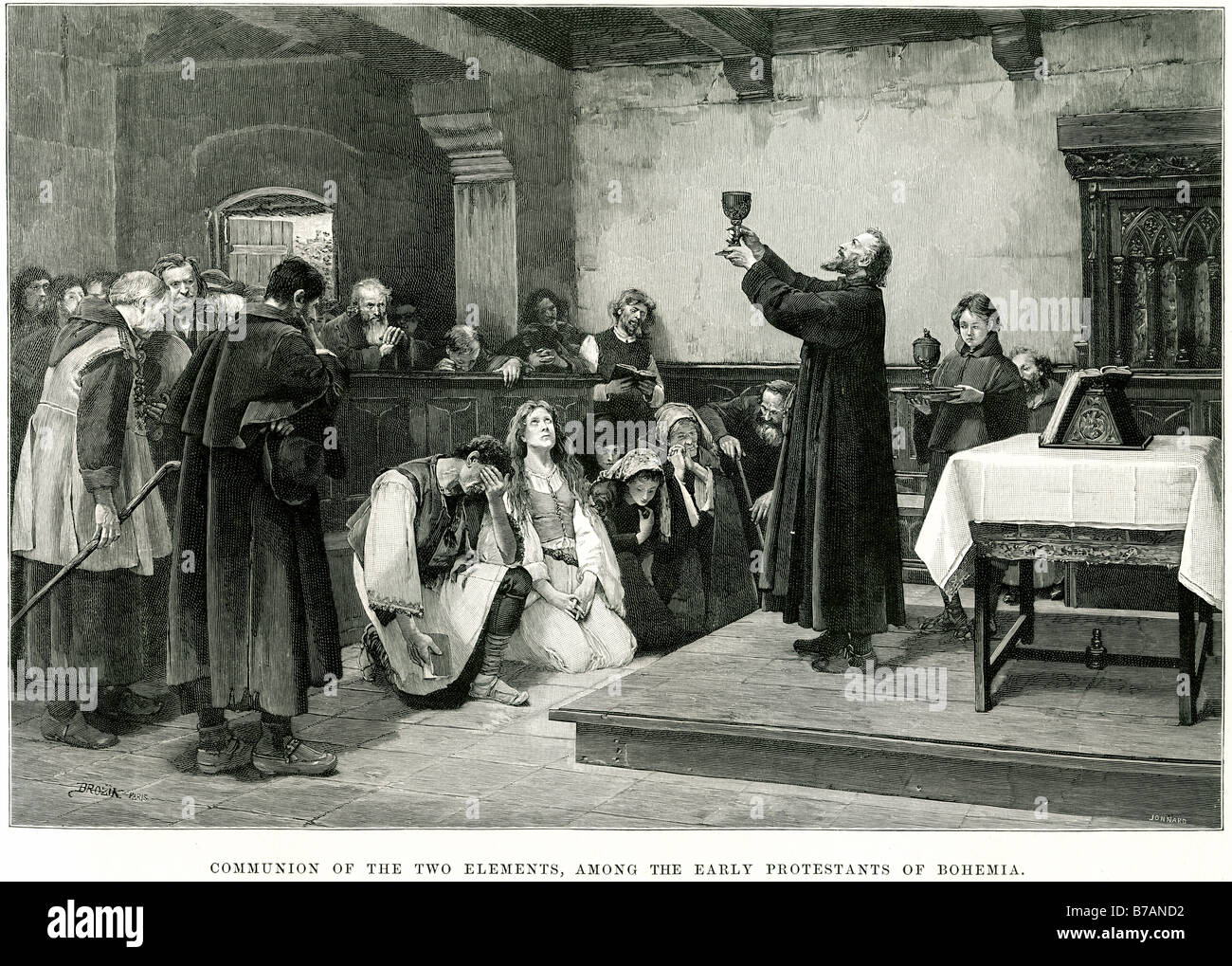 communion two elements among early protestants bohemia preaching The ...