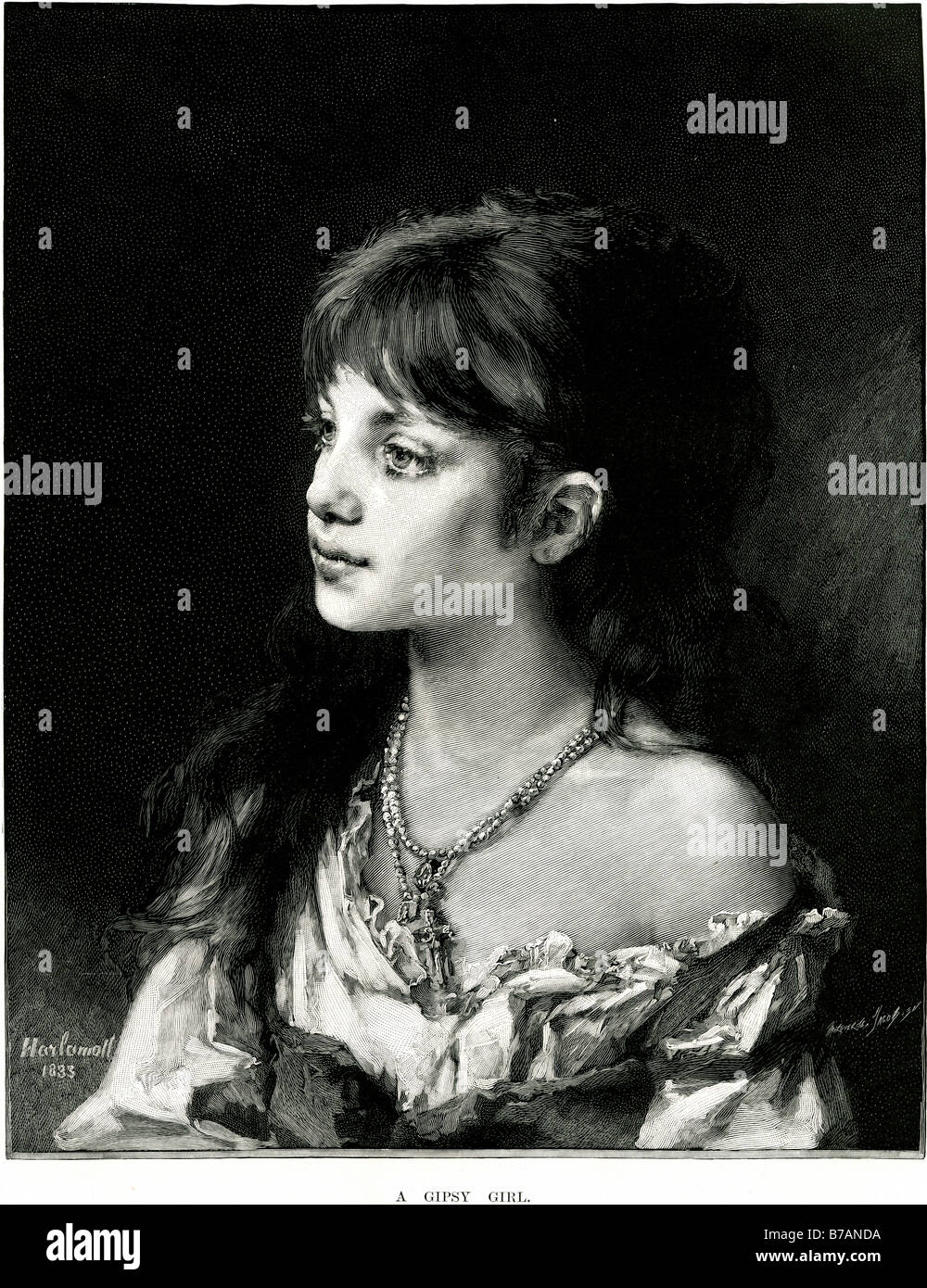 Romani gypsy girl hi-res stock photography and images - Alamy