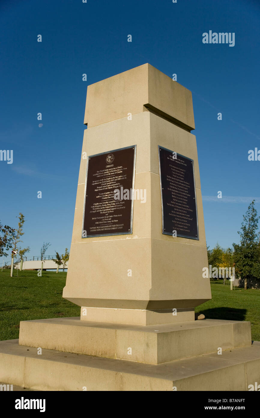 Chindits Memorial at the National Memorial Arboreteum at Alrewas in ...