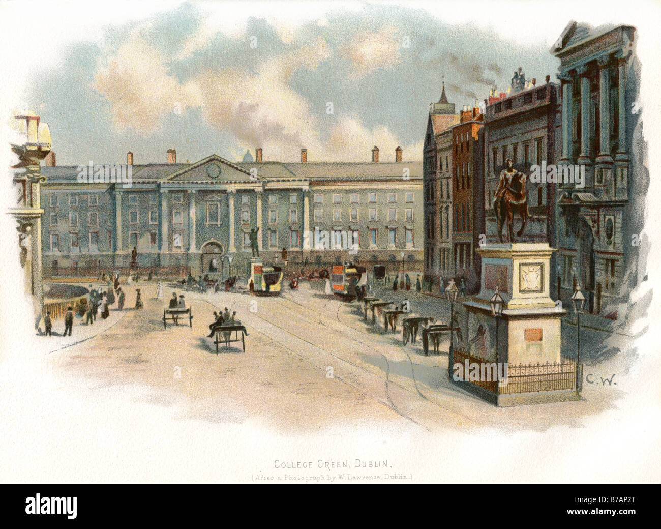 Three sided square dublin hi-res stock photography and images - Alamy