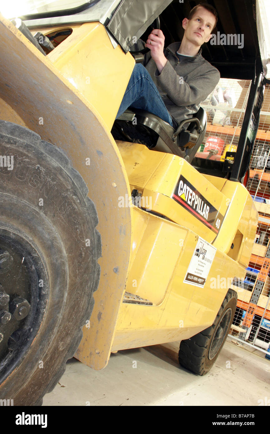 Forklift warehouse truck hi-res stock photography and images - Alamy