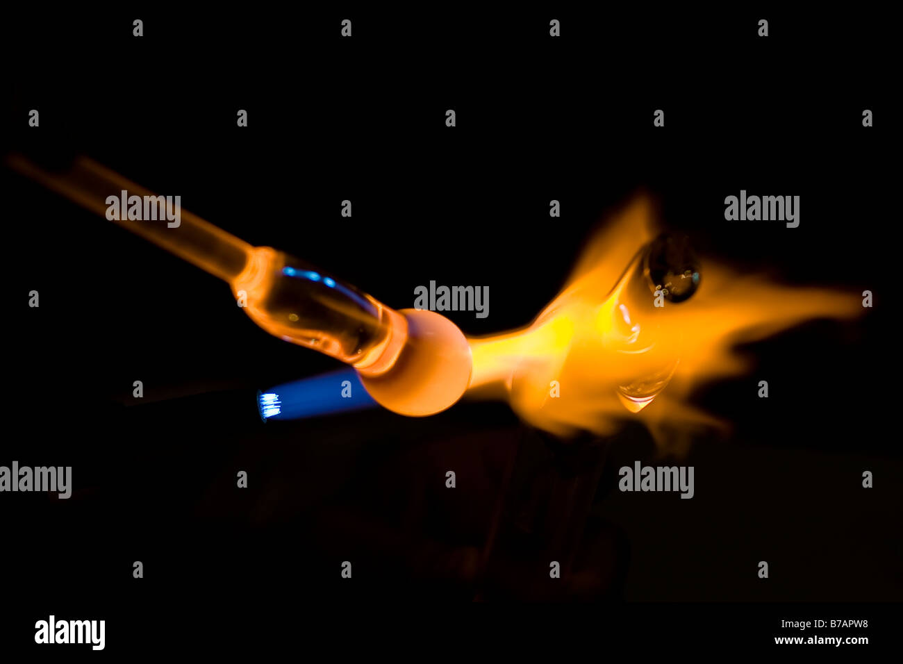 Temperature treatment flames sculpture hi-res stock photography and ...