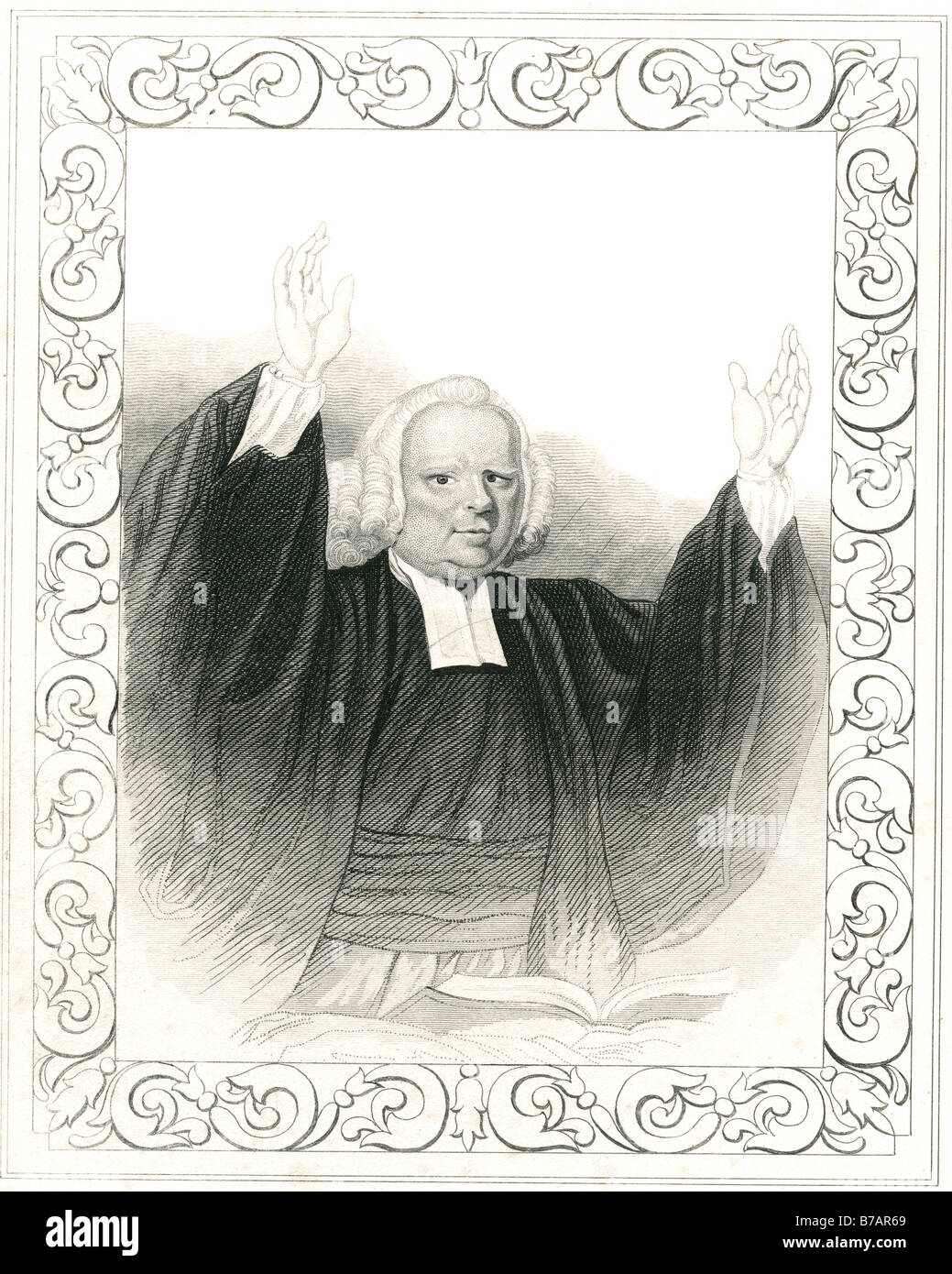George whitefield portrait hi-res stock photography and images - Alamy