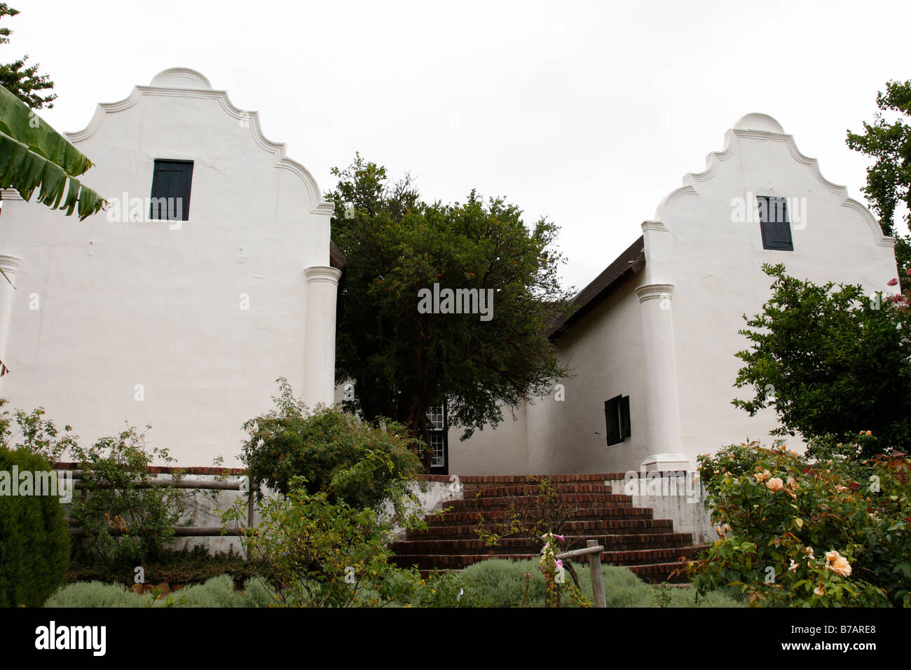 typical cape dutch architecture of the buildings around boschendal one ...