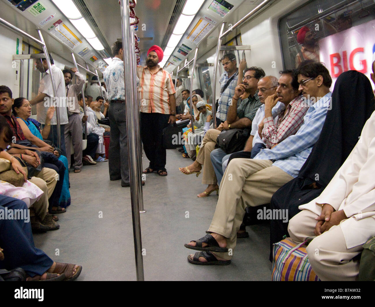 Subway carriage and passengers hi-res stock photography and images - Alamy