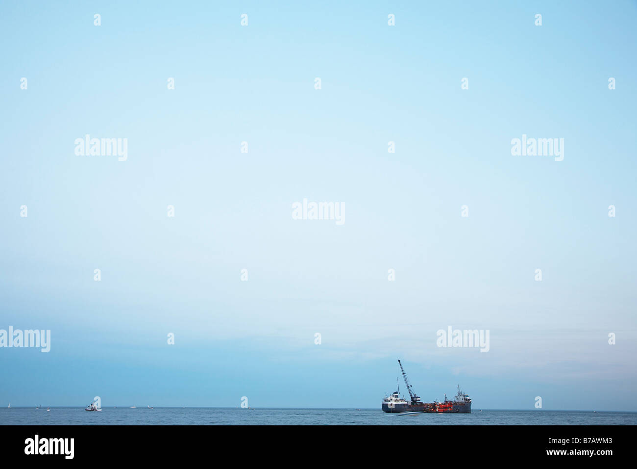 Big blue barge hi-res stock photography and images - Alamy