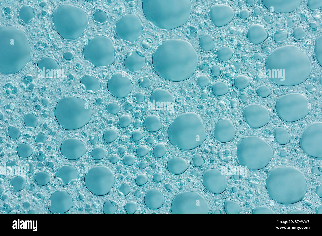 Foam Bubbles on Water's Surface Stock Photo - Alamy