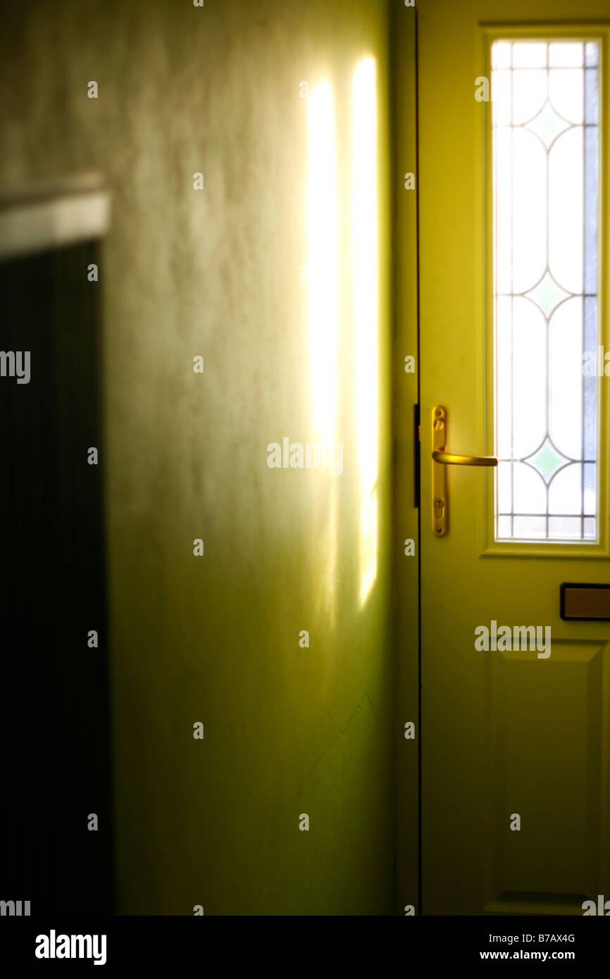 Front door from inside a house Stock Photo - Alamy