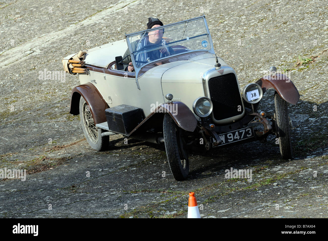 1929 Alvis 12 50 Tourer 1645cc VSCC new year driving tests Brooklands ...