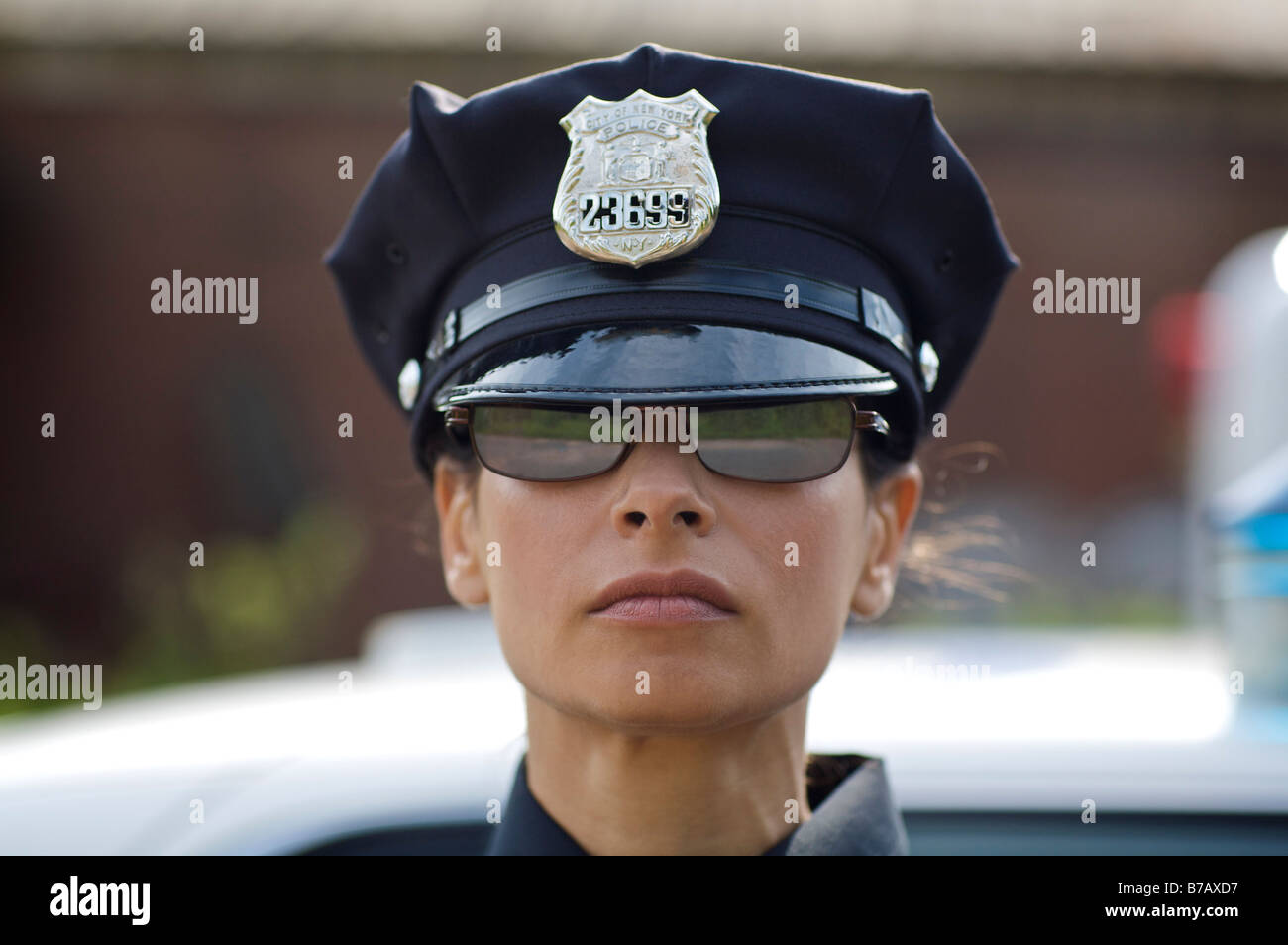 Portrait of Police Officer Stock Photo - Alamy