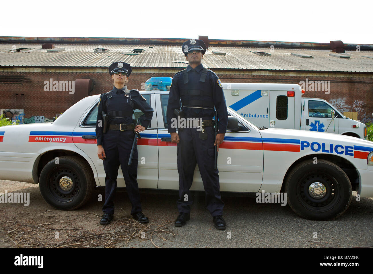 Portrait of Police Officers Stock Photo - Alamy