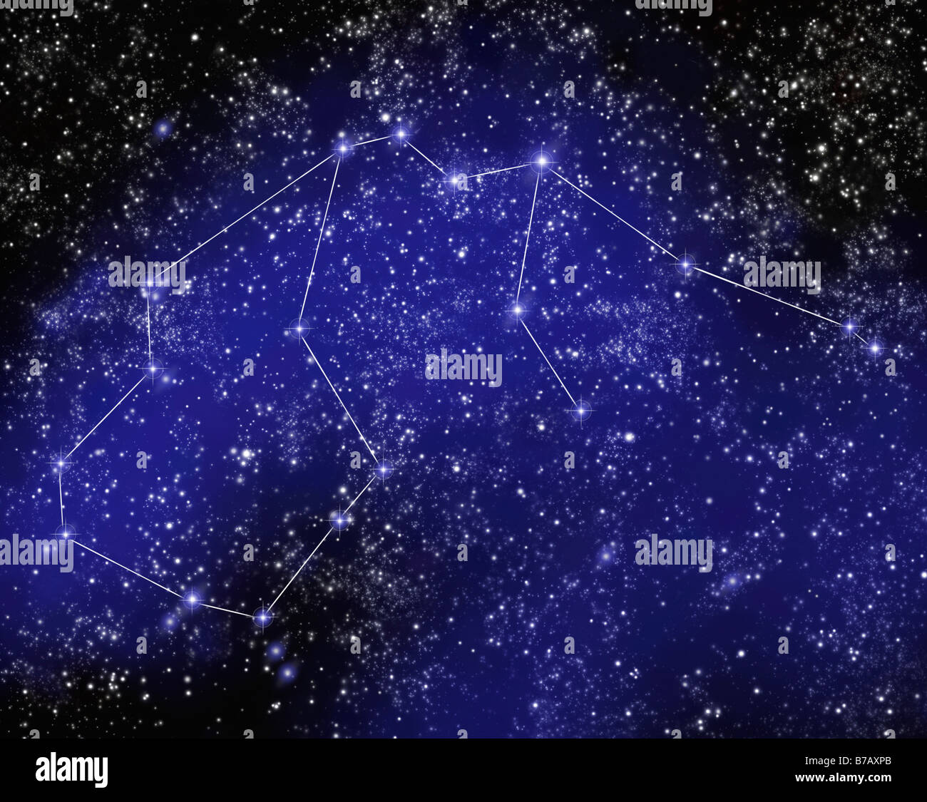 Constellation aquarius hi-res stock photography and images - Alamy