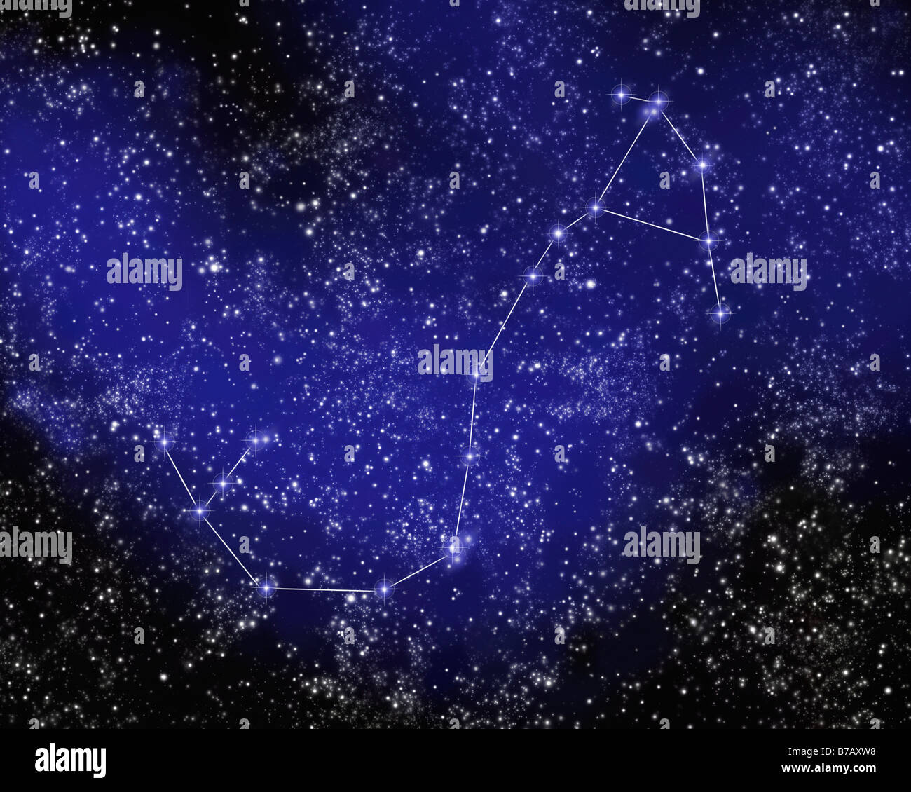 Scorpio constellation hi-res stock photography and images - Alamy