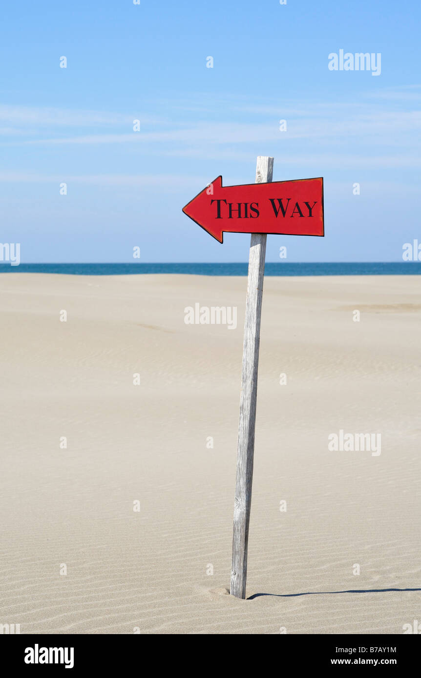Arrow in Desert Stock Photo - Alamy