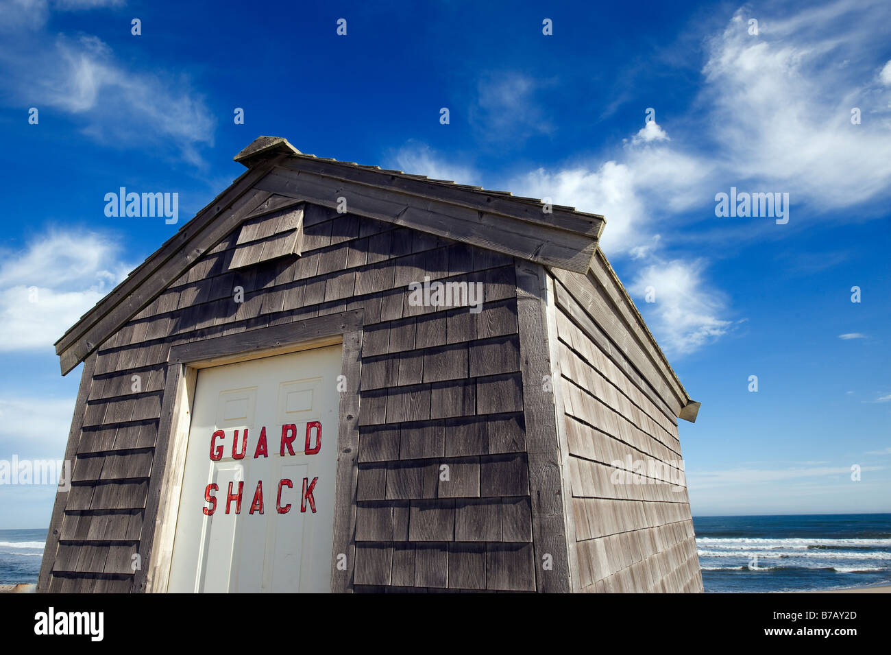 Beach beaches cottages hi-res stock photography and images - Alamy